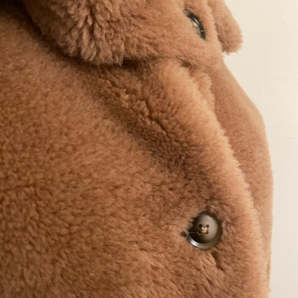 Oversized Wool Teddy Coat - Gem